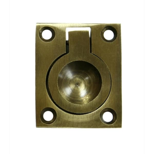 Deltana Solid Brass 1 3/4" x 13/8" Flush Sliding Door Ring Pull - Bed Bath & Beyond - 17774487